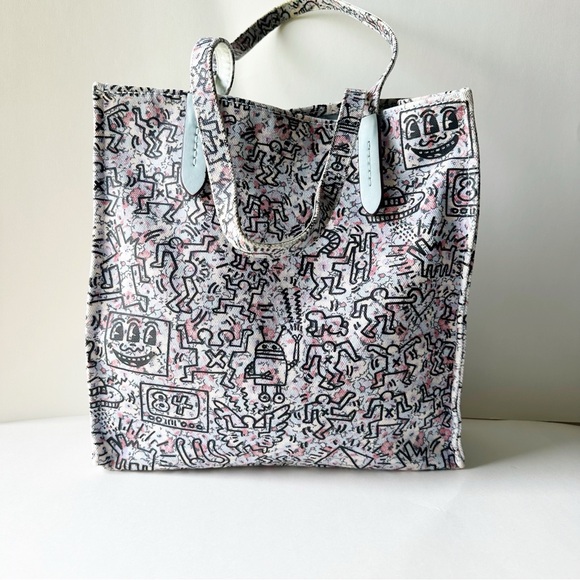 Coach | Bags | Coach X Keith Haring 941 Classic Art Canvas Shoulder ...